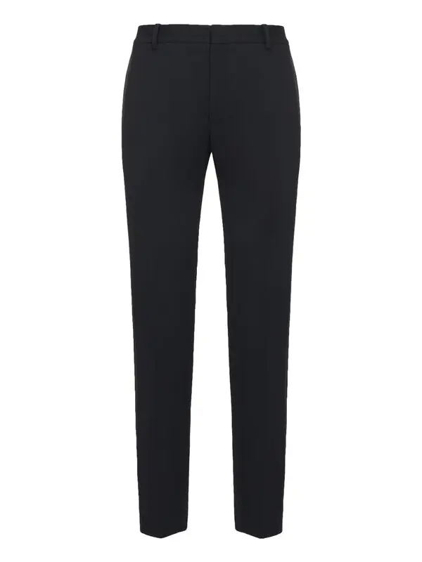 Alexander McQueen Tailored Tapered Trousers - Black