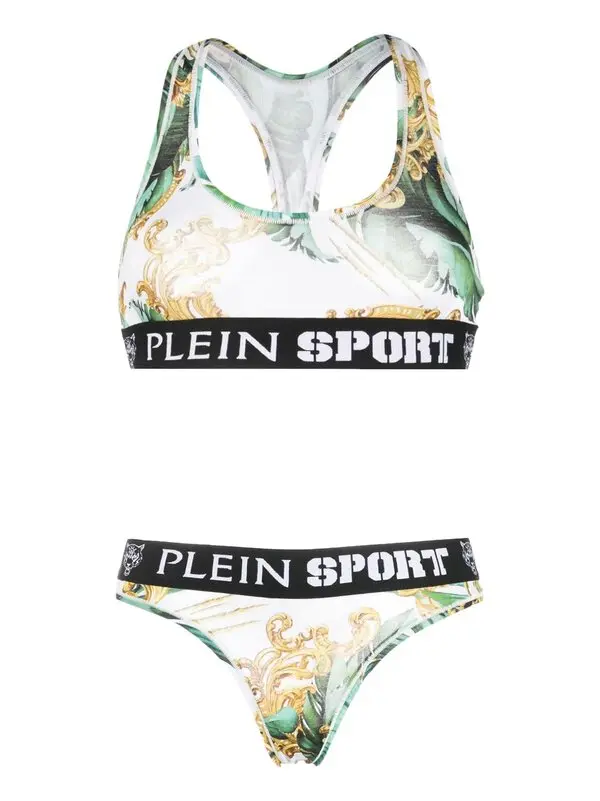 PLEIN SPORT Logo-underband Lingerie Set - Green