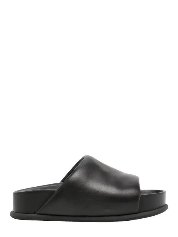 3.1 Phillip Lim Freida Platform Slides - Black