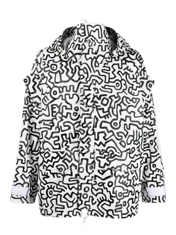 Junya Watanabe X Keith Haring Graphic-print Jacket - White