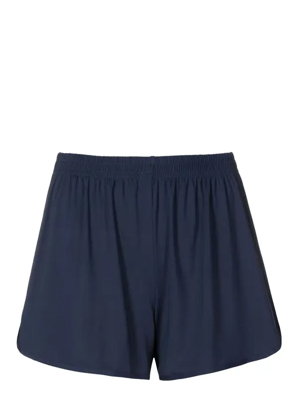 LYGIA & NANNY Lee Elasticated-waistband Shorts - Blue