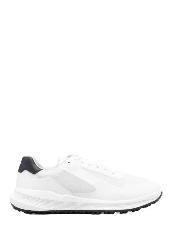 Geox Panelled Low-top Sneakers - White