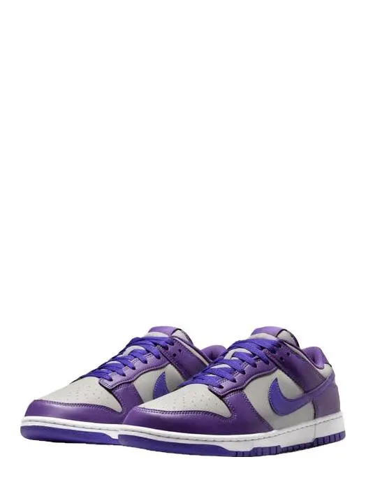 Nike Dunk Low Basketball Sneakers - College Grey/wild Grape