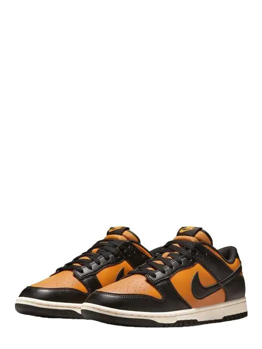 Nike Dunk Low Basketball Sneakers - Desert Ochre/black