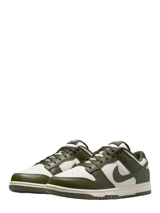 Nike Dunk Low Basketball Sneakers - Pale Ivory/cargo Khaki