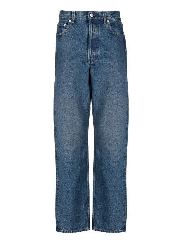AMBUSH High-rise Loose-fit Jeans - Blue