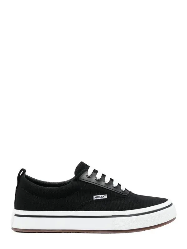AMBUSH Lace-up Flatform Sneakers - Black