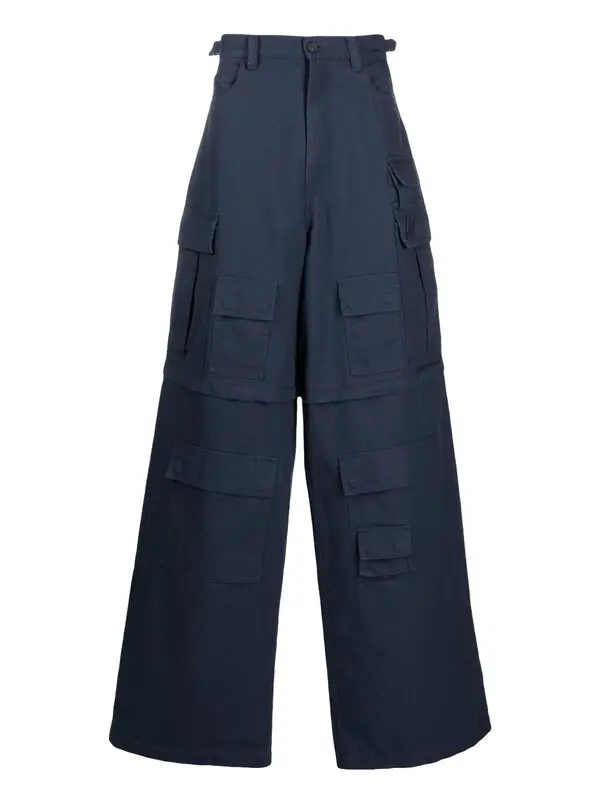 AMBUSH Multiple-pocket Cargo Trousers - Blue