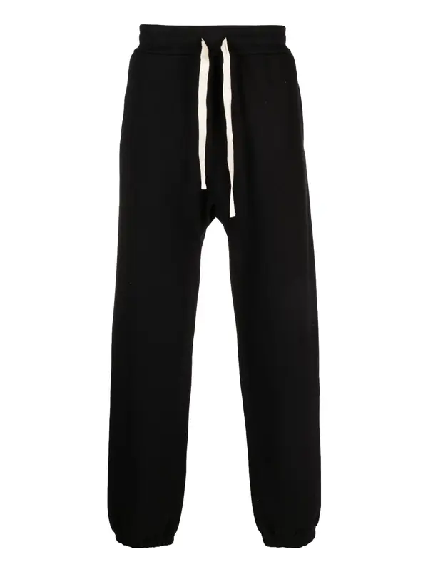JIL SANDER Drawstring-waist Jersey Track Pant - Black