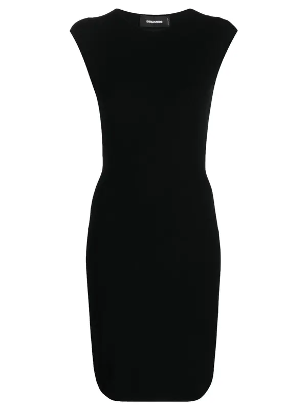 Dsquared2 Open-back Mini Dress - Black