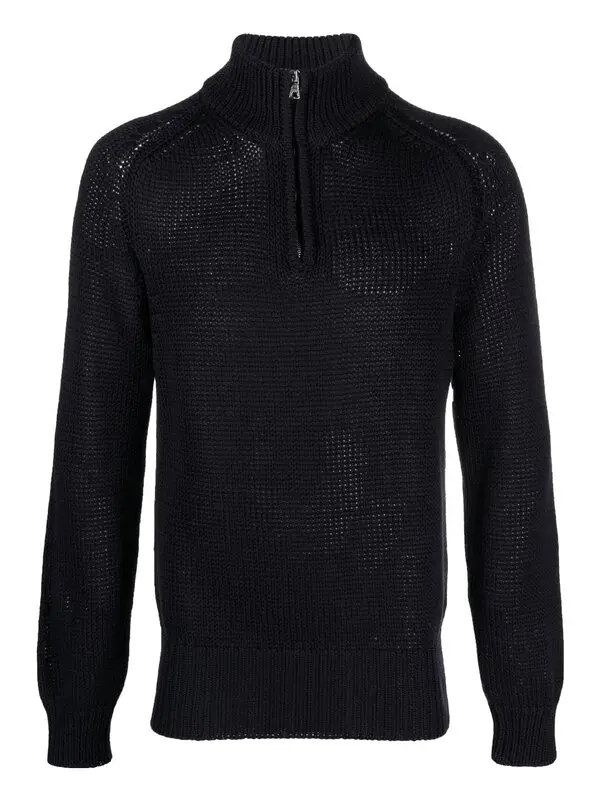 Orlebar Brown Lennard Organic-cotton Jumper - Blue