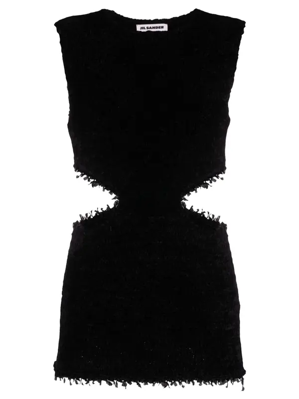 JIL SANDER Cut-out Dress - Black