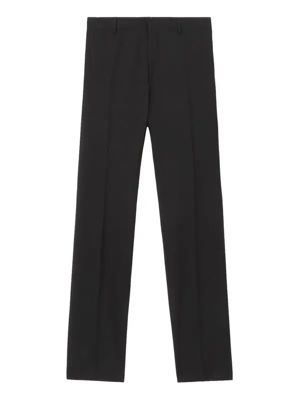 Burberry Slim-fit Tailored Trousers - Black
