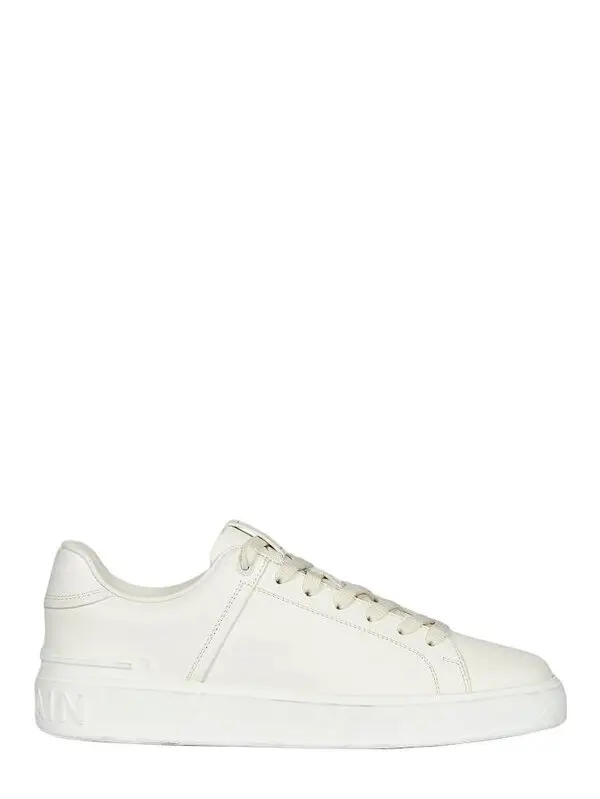 Balmain B-court Low-top Sneakers - Blanc