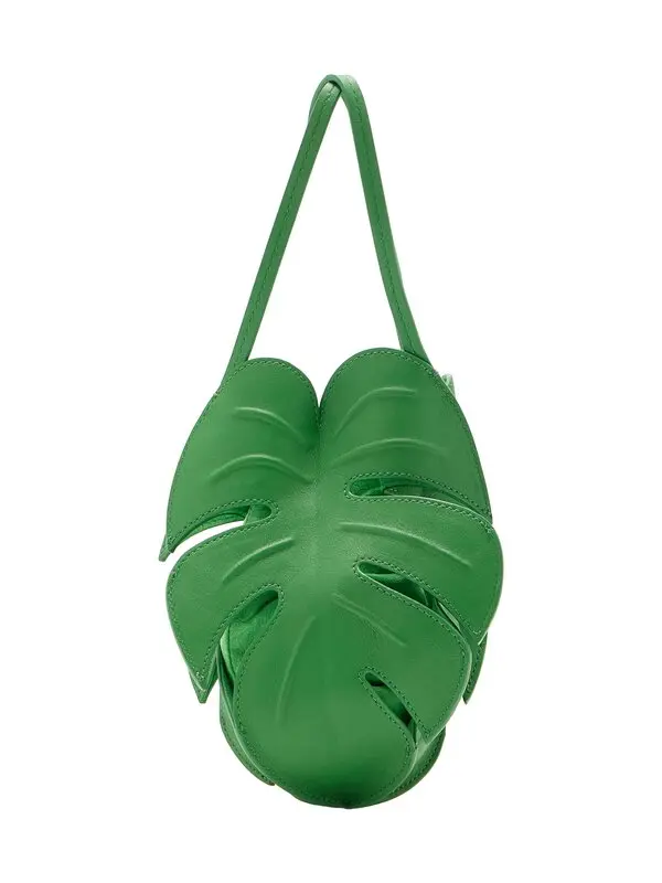 Staud Palm Leather Tote - Green