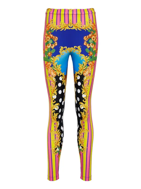 Versace Medusa Palm Springs Leggings - Multicoloured
