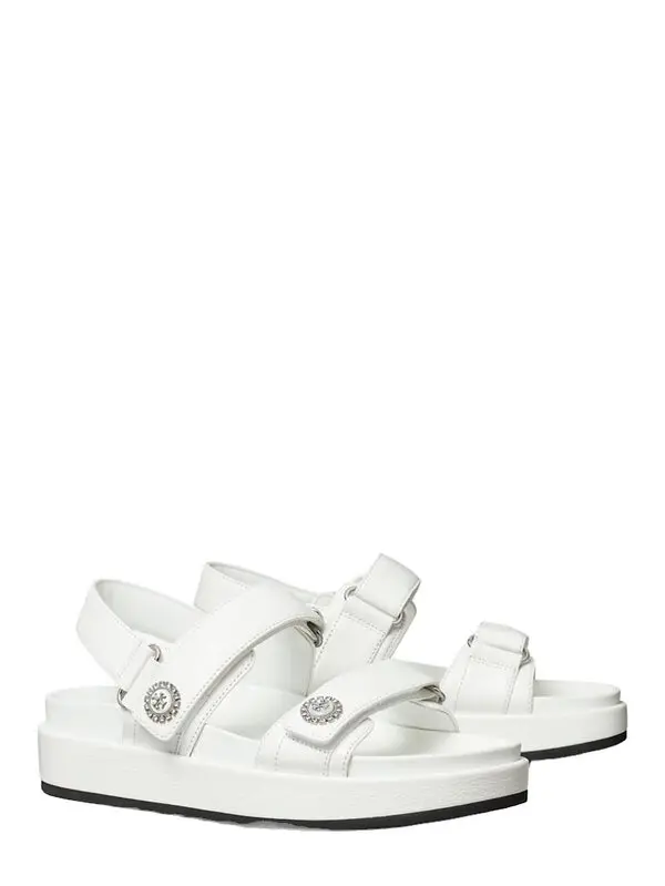 Tory Burch Kira Burch Sandal - Cloud / Silver