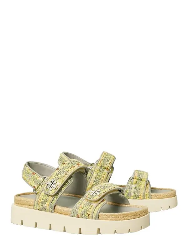 Tory Burch Kira Burch Sandal - Yellow Multi/loutre Gray