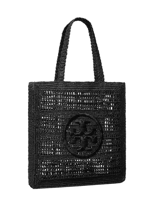 Tory Burch Ella Hand-crocheted Tote - Black