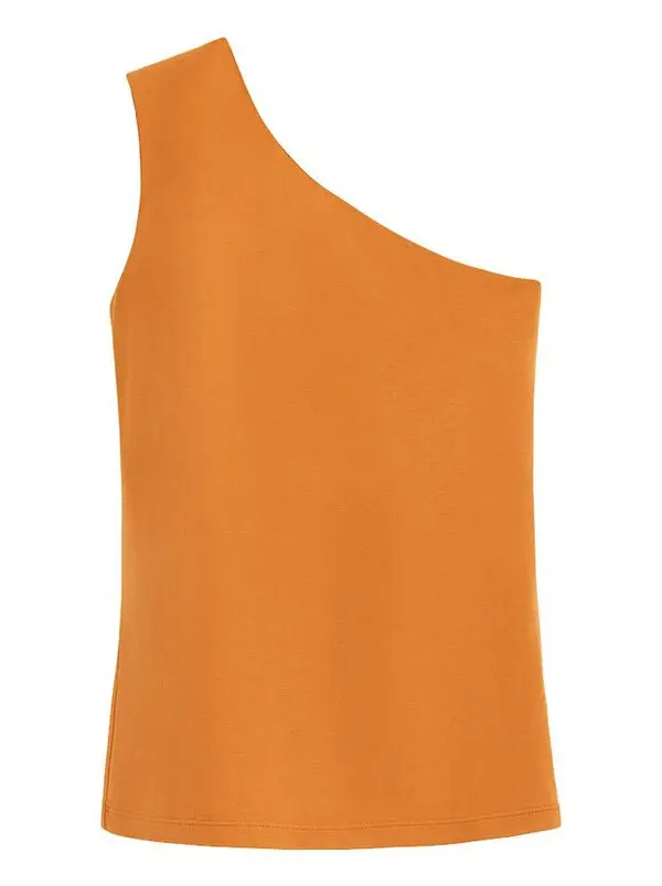 Cuyana One Shoulder Top - Mango