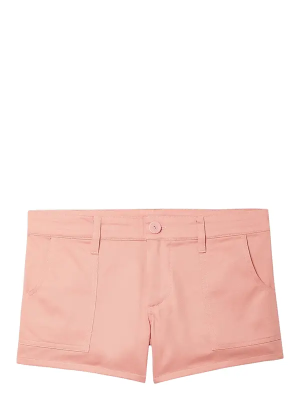 Paradised Kelly Cotton-twill Shorts - Peach