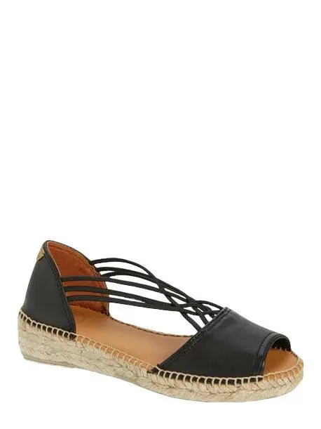 TONI PONS Ebre Espadrille Sandal - Negre/black