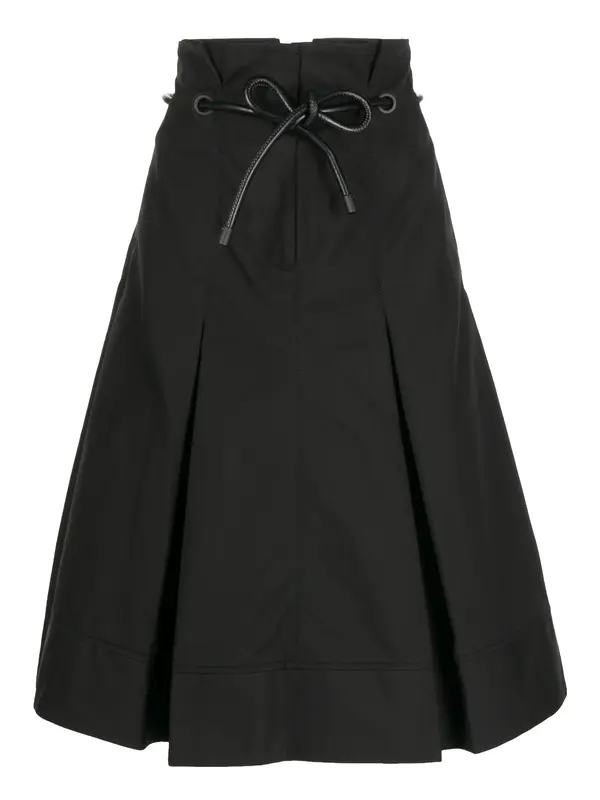 3.1 Phillip Lim Origami Midi Skirt - Black