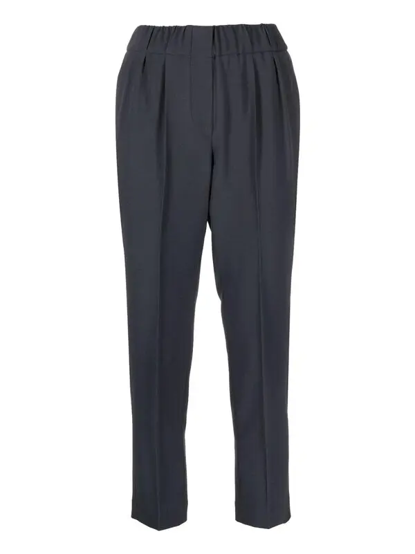 Brunello Cucinelli Cropped Tailored Trousers - Blue