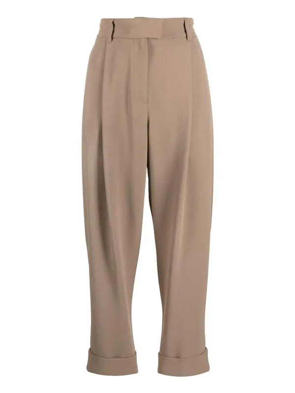 Brunello Cucinelli Cropped Tailored Trousers - Neutrals