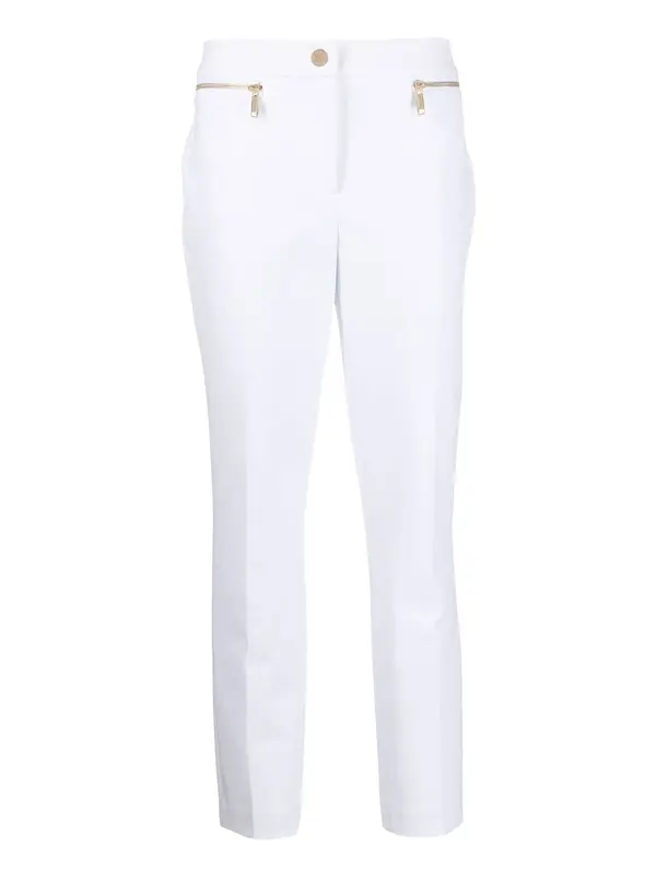 Michael Kors Mid-rise Slim Trousers - White