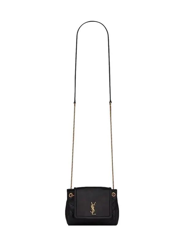 Saint Laurent Mini Nolita Bag - Black