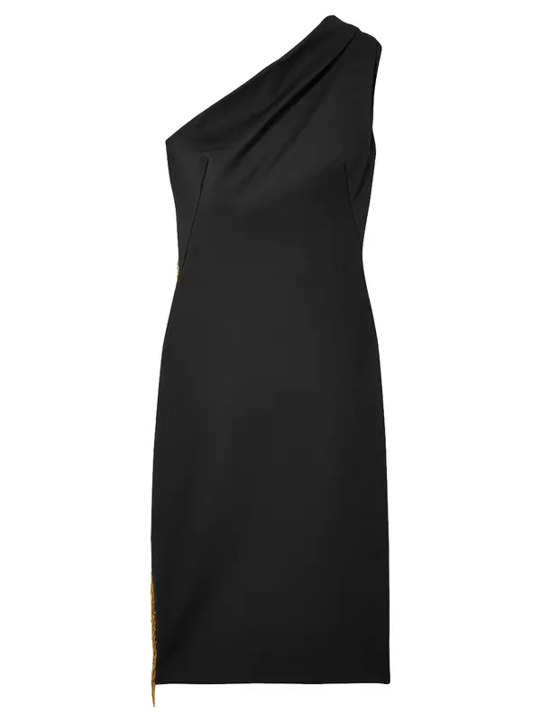 Haney Mila One-shoulder Dress - Black