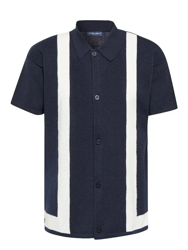 Frescobol Carioca Barretos Cotton Shirt - Blue