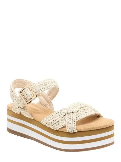 KELSI DAGGER BROOKLYN Breeze Platform Sandals - Shell