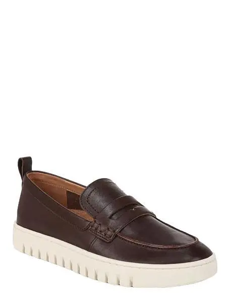 Vionic Uptown Hybrid Penny Loafer - Dark Brown Leather