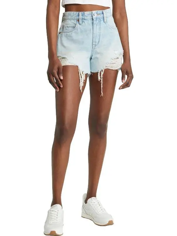 Blanknyc The Barrow High Waist Cutoff Denim Shorts - Lasting Love