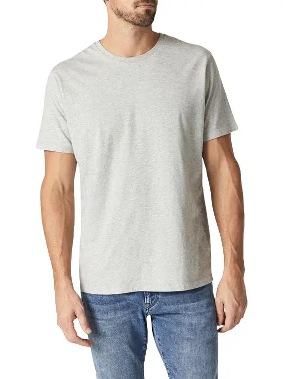 MAVI Cotton T-shirt - Light Grey Melange