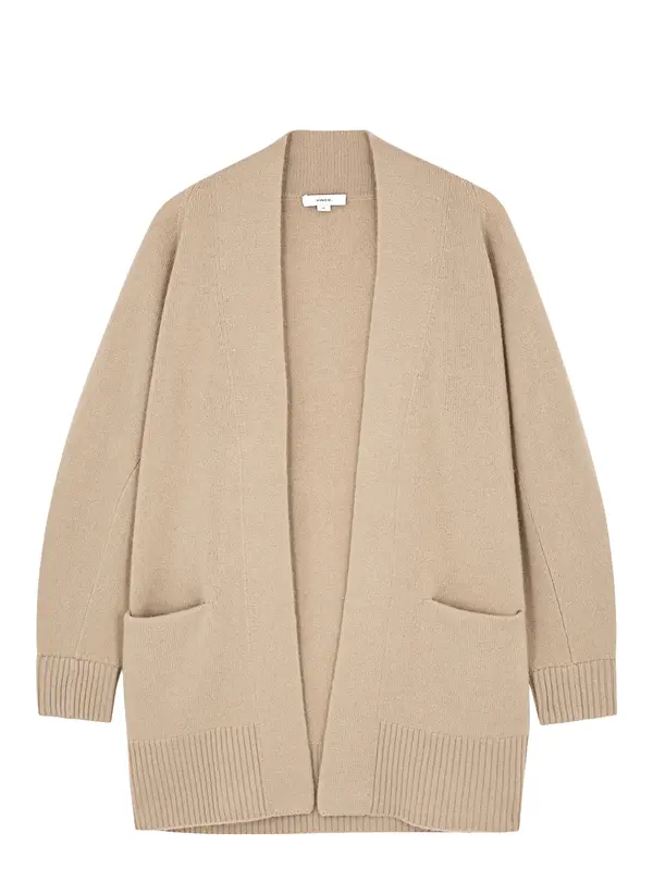 Vince Cashmere Cardigan - Camel