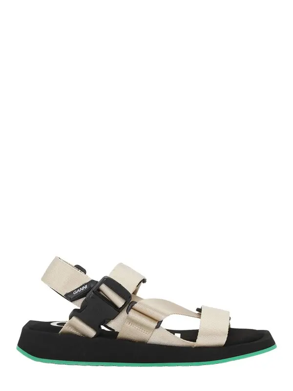GANNI Performance Webbing Sandals - Grey