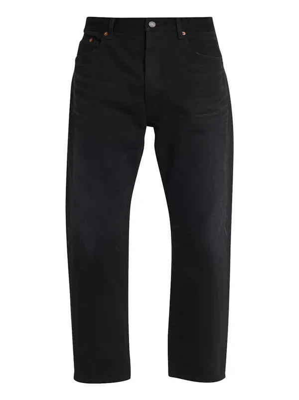 Saint Laurent Mick Denim Jeans - Black-blac