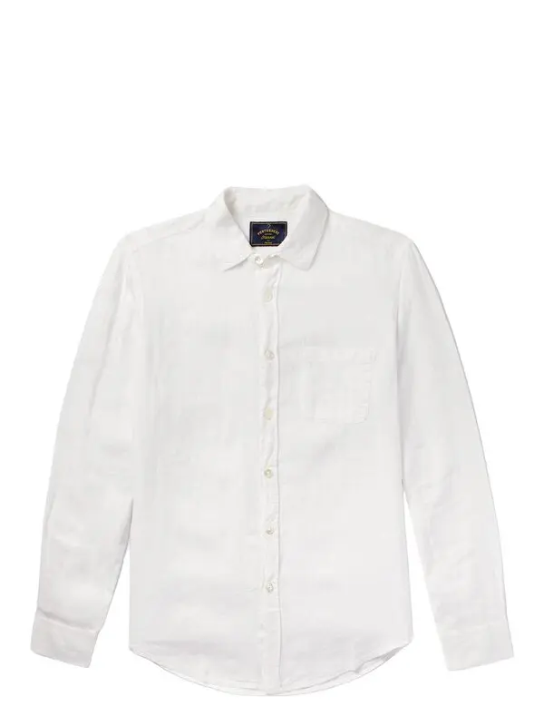 Portuguese Flannel Linen Shirt - White