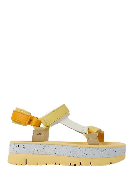 Camper Oruga Up Platform Sport Sandals - Yellow