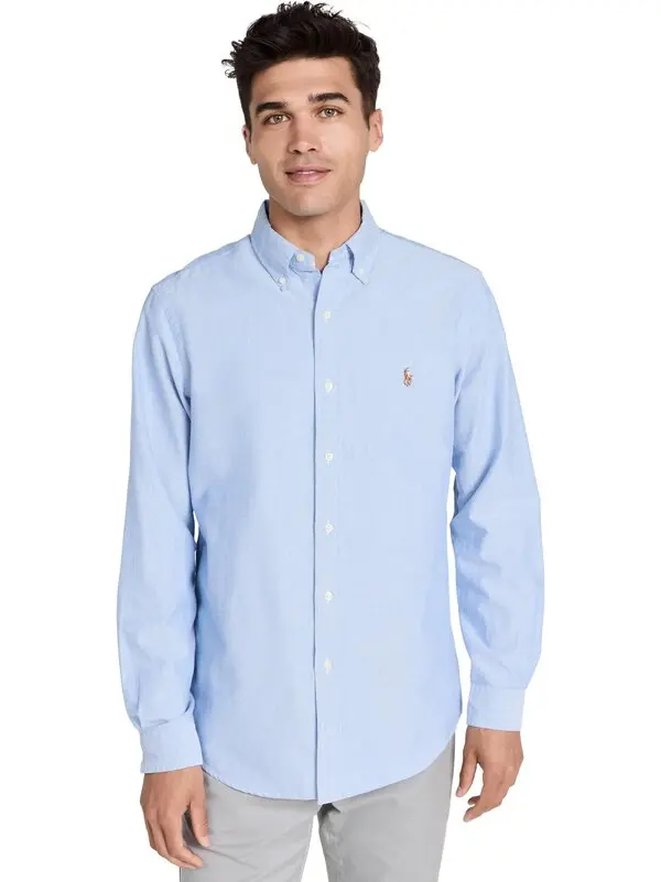 Polo Ralph Lauren Classic Fit Iconic Oxford Shirt - Blue