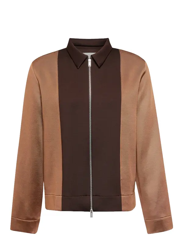 JIL SANDER Colorblocked Jacket - Brown