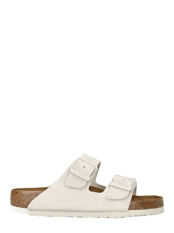 BIRKENSTOCK Suede Arizona Sfb Sandals - White