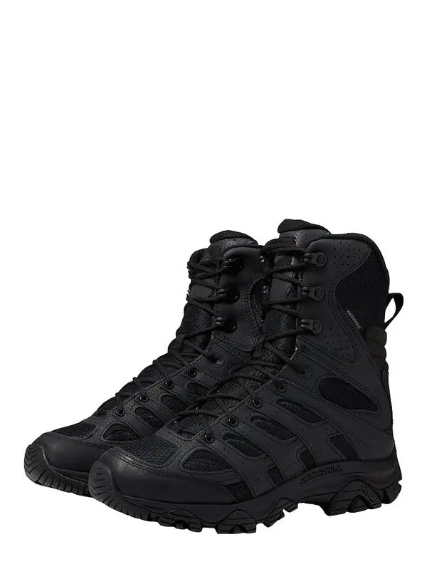 Merrell Moab 3 8 Tactical Zip Waterproof Boots - Black