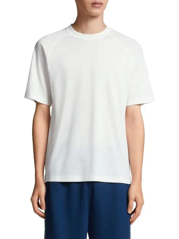 Zegna High Performance™ Short Sleeve Wool T-shirt - White