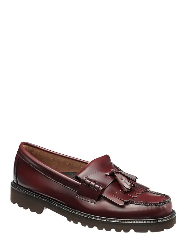 G.H.BASS G. H. Bass Layton Lug Weejun Tassel Loafers - Wine