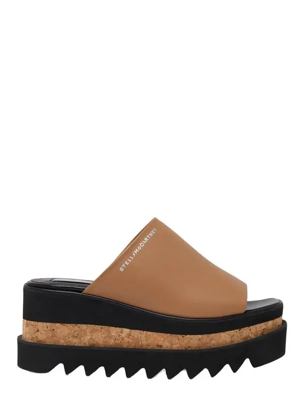 Stella McCartney Sneak-elyse Platform Sandals - Brandy