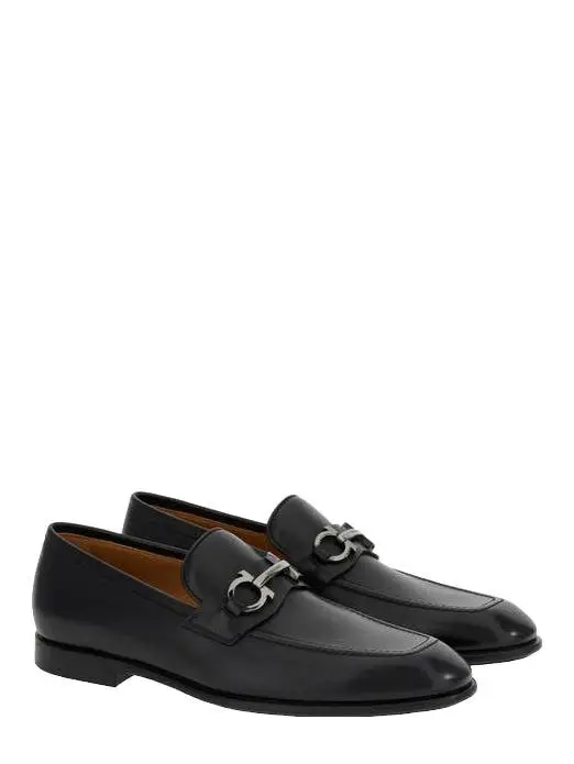 FERRAGAMO Foster Bit Loafer - Nero
